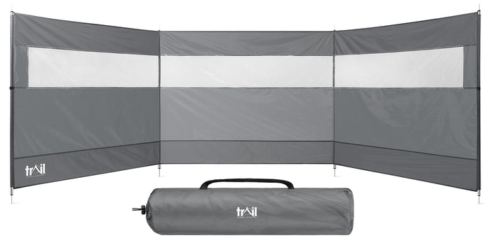 Steel 4 Pole Windbreak (5m x 1.4m)