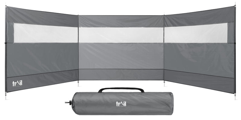 Steel 4 Pole Windbreak (5m x 1.4m)
