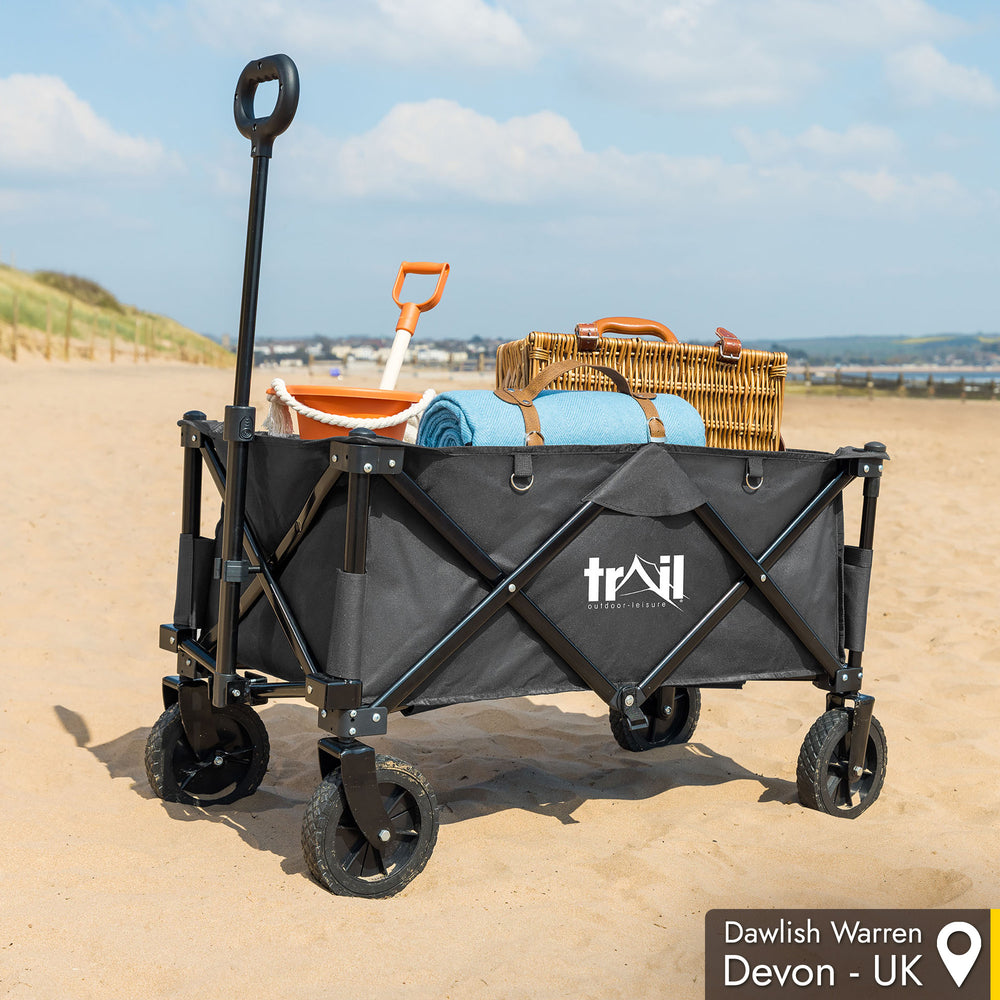 Folding Camping Trolley – 80kg Max Capacity | Trail